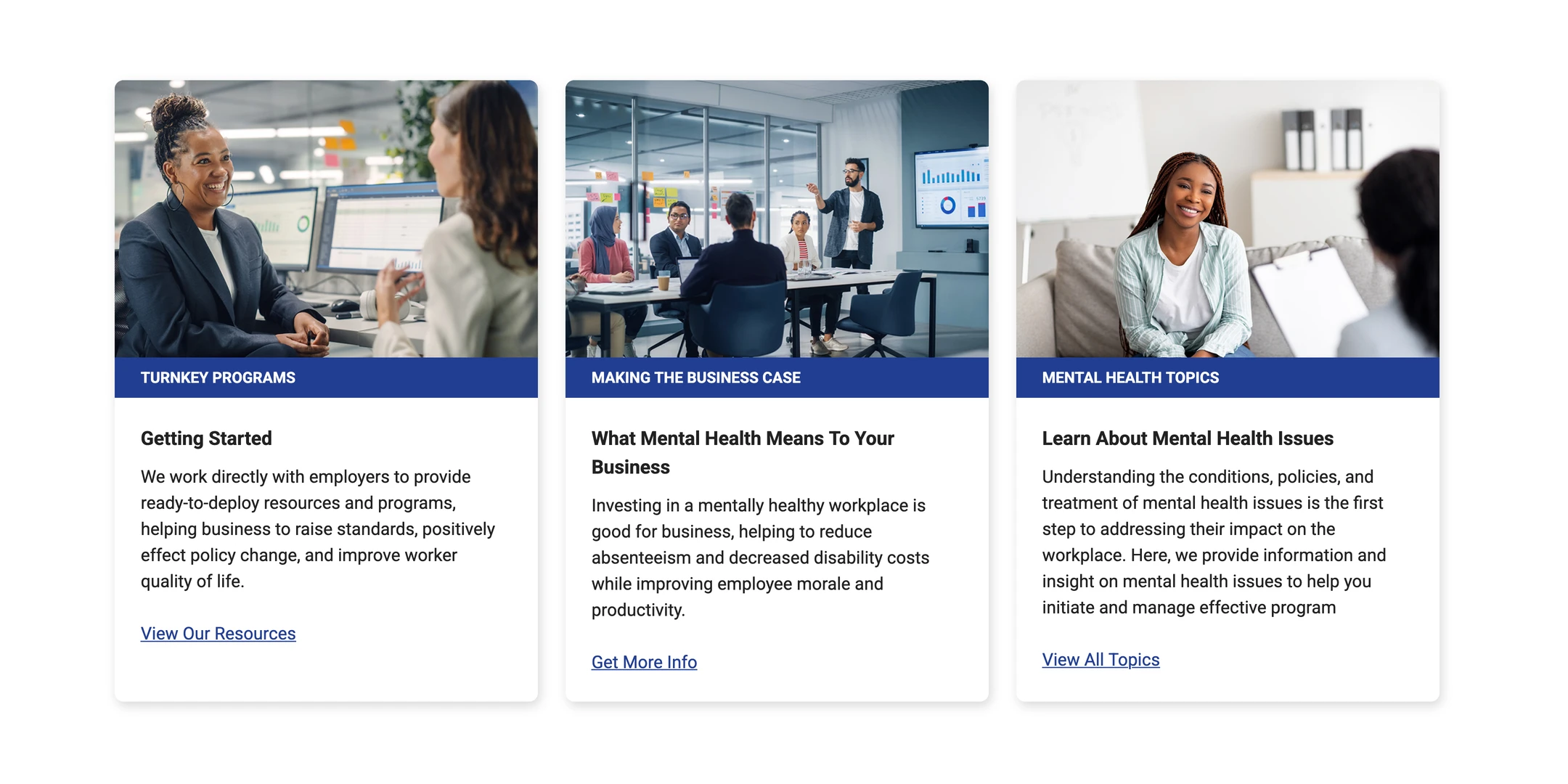 The Center for Workplace Mental Health | i3 Digital