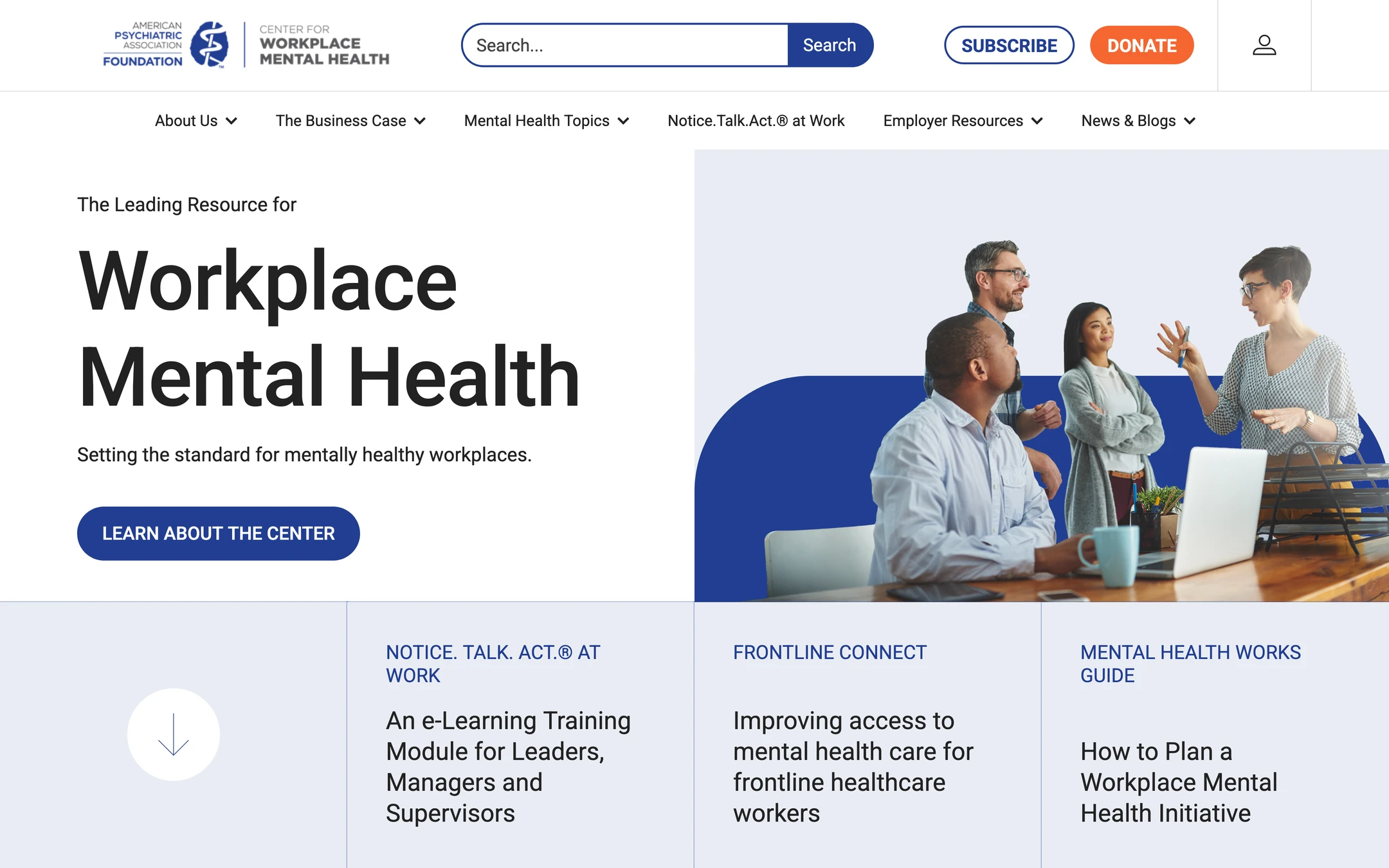 The Center for Workplace Mental Health | i3 Digital